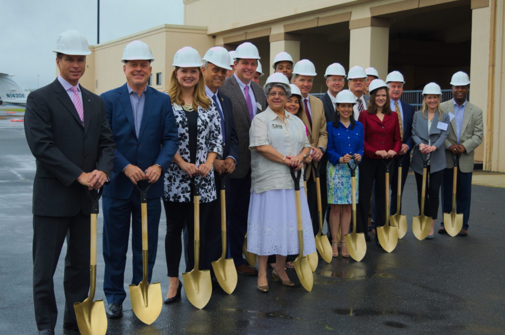 Officials break ground on Aviation Park near Town Center, coming in ...