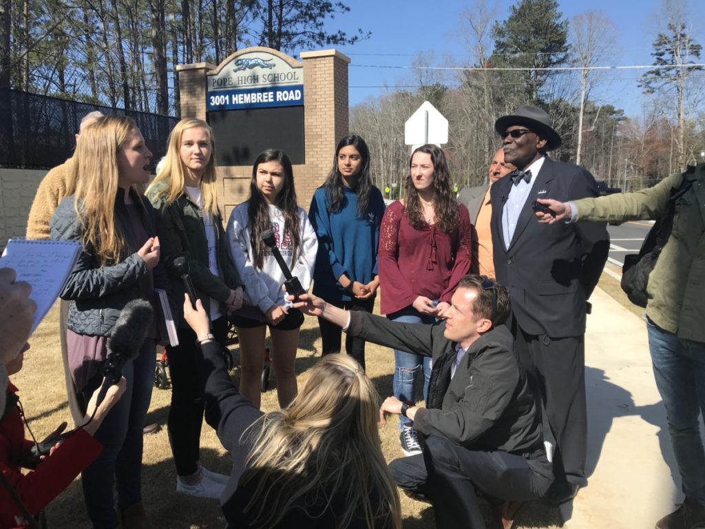Pope High School Walkout Organizers Team Up With Cobb SCLC - Cobb Courier