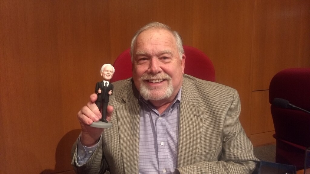 Max Bacon gets his own bobblehead - Cobb Courier