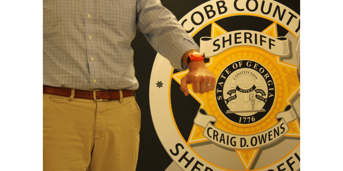Cobb sheriff unveils medical tracking device for ‘at-risk’ inmates ...