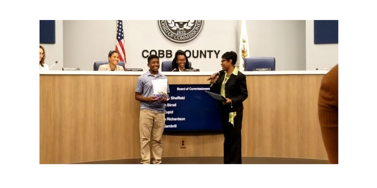 Elementary school student commended by Cobb commissioners for ...