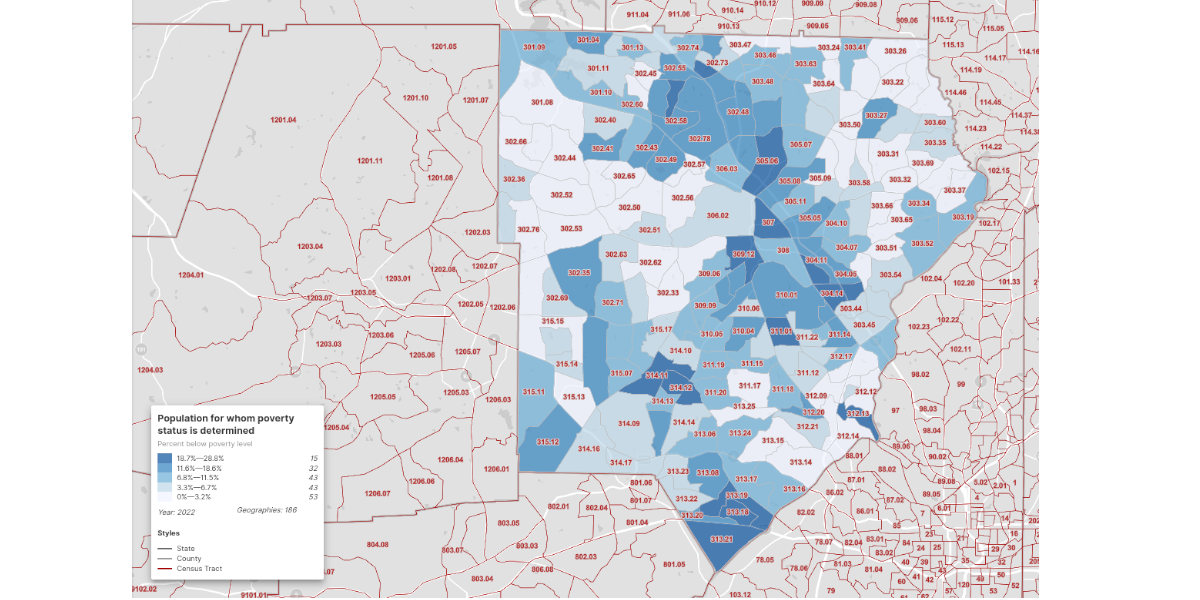 What percentage of Cobb County residents are living in poverty? - Cobb ...