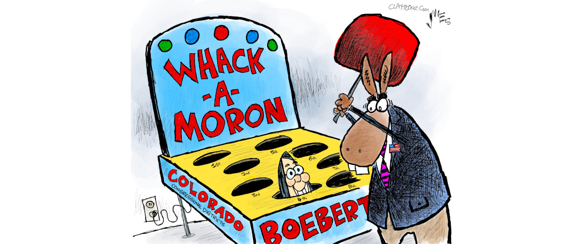 Political Cartoonist Clay Jones riffs on Lauren Boebert's district ...