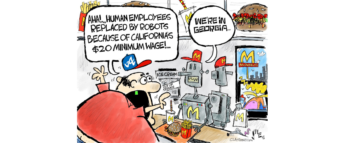 Political Cartoon by Clay Jones - Cobb Courier