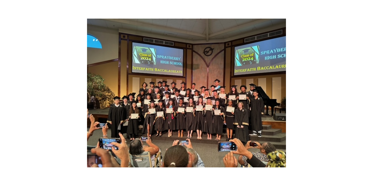 Sprayberry High seniors hear messages of faith at 2024 interfaith ...
