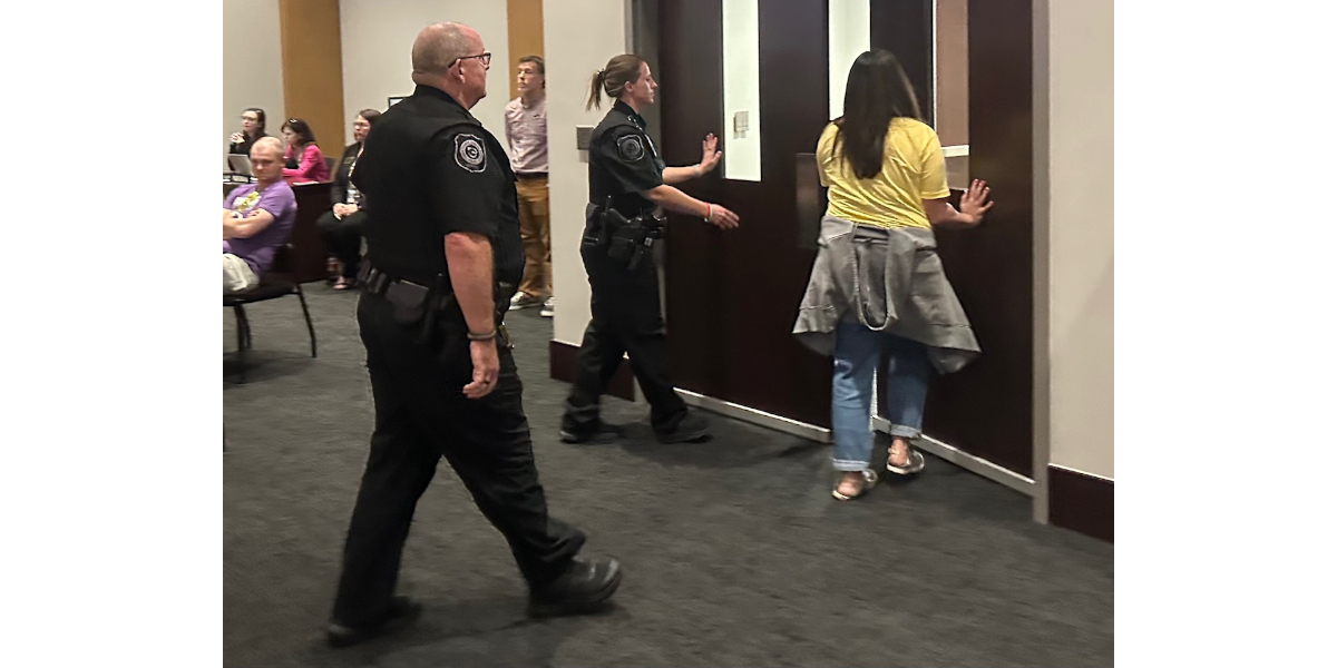 Audience members removed as John Floresta’s contract renewed by Cobb ...