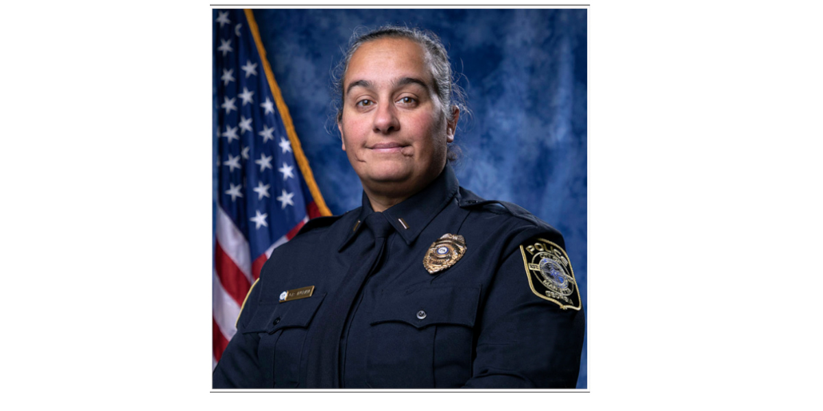 Marietta Police Depart holds pinning ceremony for Gretchen Ingram's ...