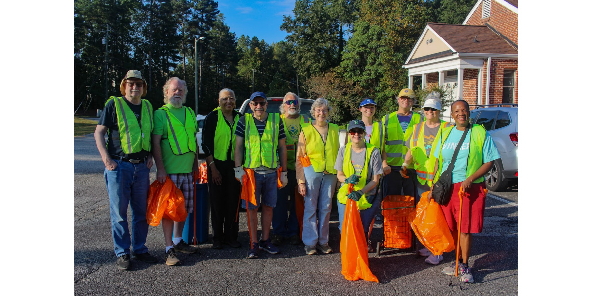 Report with photos from Queen Mill Road litter cleanup - Cobb Courier
