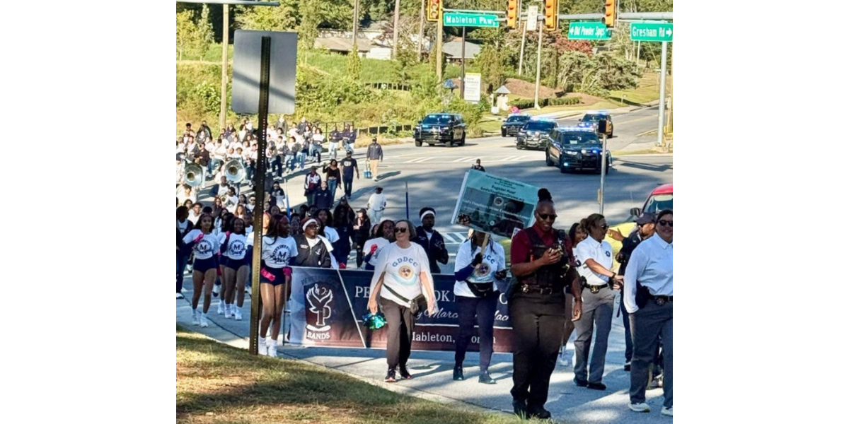 Report and photos from the Faith & Blue March in Mableton - Cobb Courier