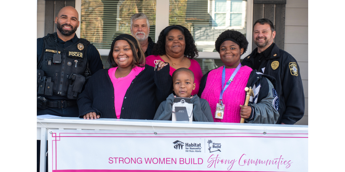 Women Build Habitat Home Dedicated to Marietta Police Department Public ...