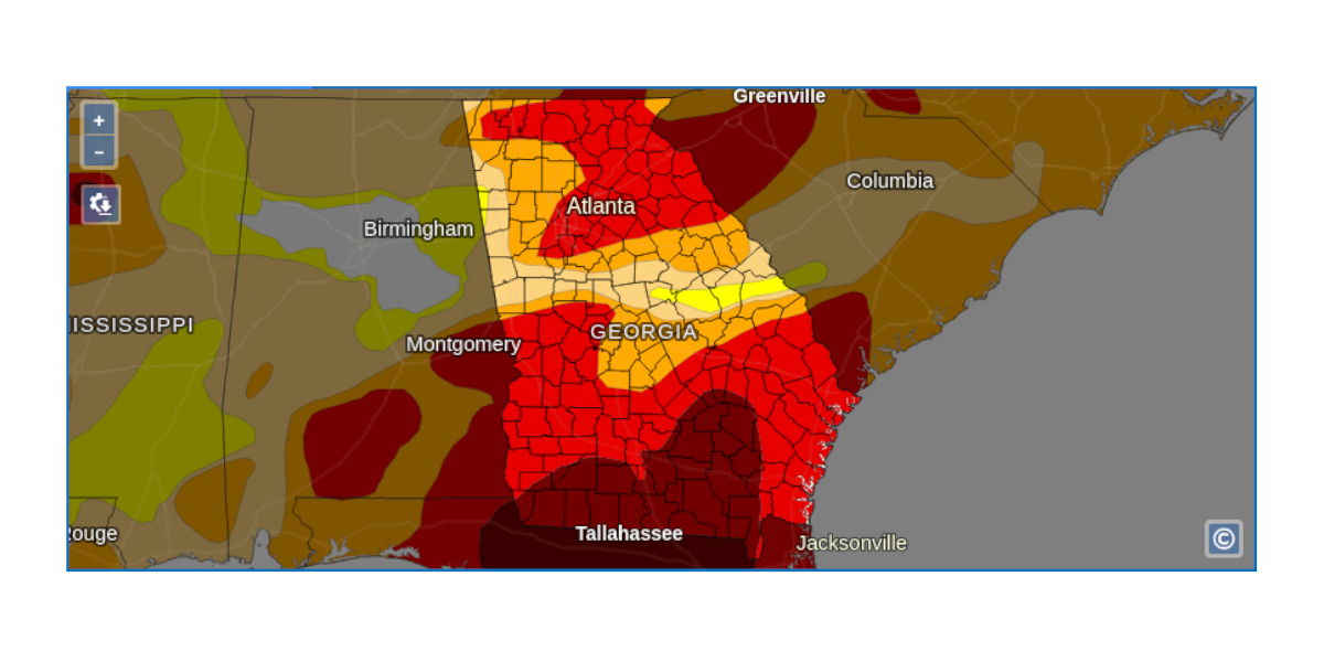 Southeast drought reaches worst extent since 2000 as Georgia, Carolinas ...